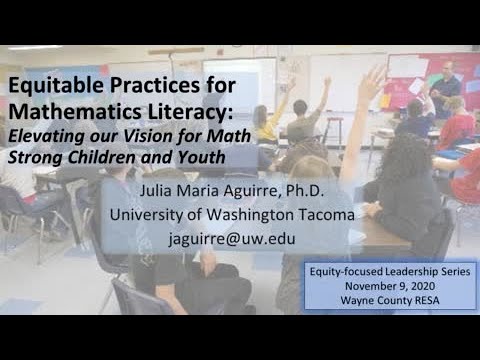 Equitable Practices for Mathematical Literacy