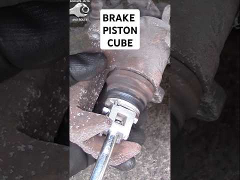Brake Piston Cube - Rear Caliper Piston Rewind Tool #brakecube #brakecaliper #caliperpistonrewind