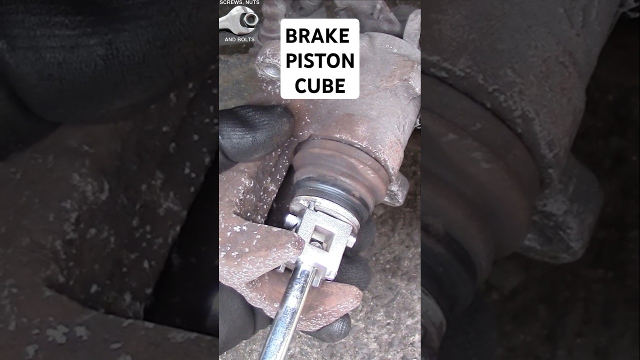 Brake Piston Cube - Rear Caliper Piston Rewind Tool #brakecube #brakecaliper #caliperpistonrewind