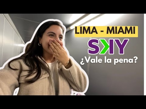 LIMA - MIAMI ¿Vale la pena viajar en Sky airlines?