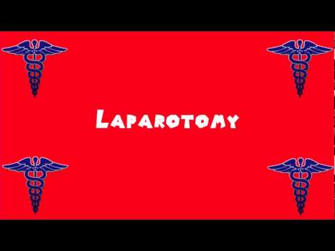 Pronounce Medical Words ― Laparoscopy