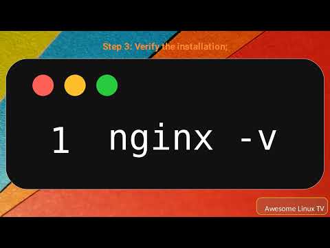 How to Install Nginx on Ubuntu.