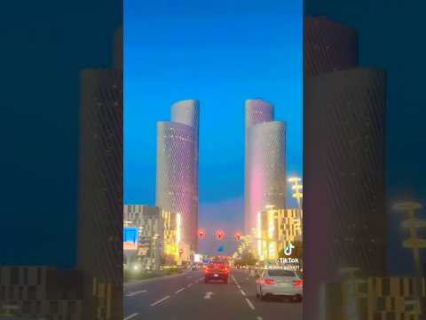 The lusail plaza towers Qatar✨#qatar architecture#lusail city#lusailplazatowers#worldcup2022✨🇶🇦