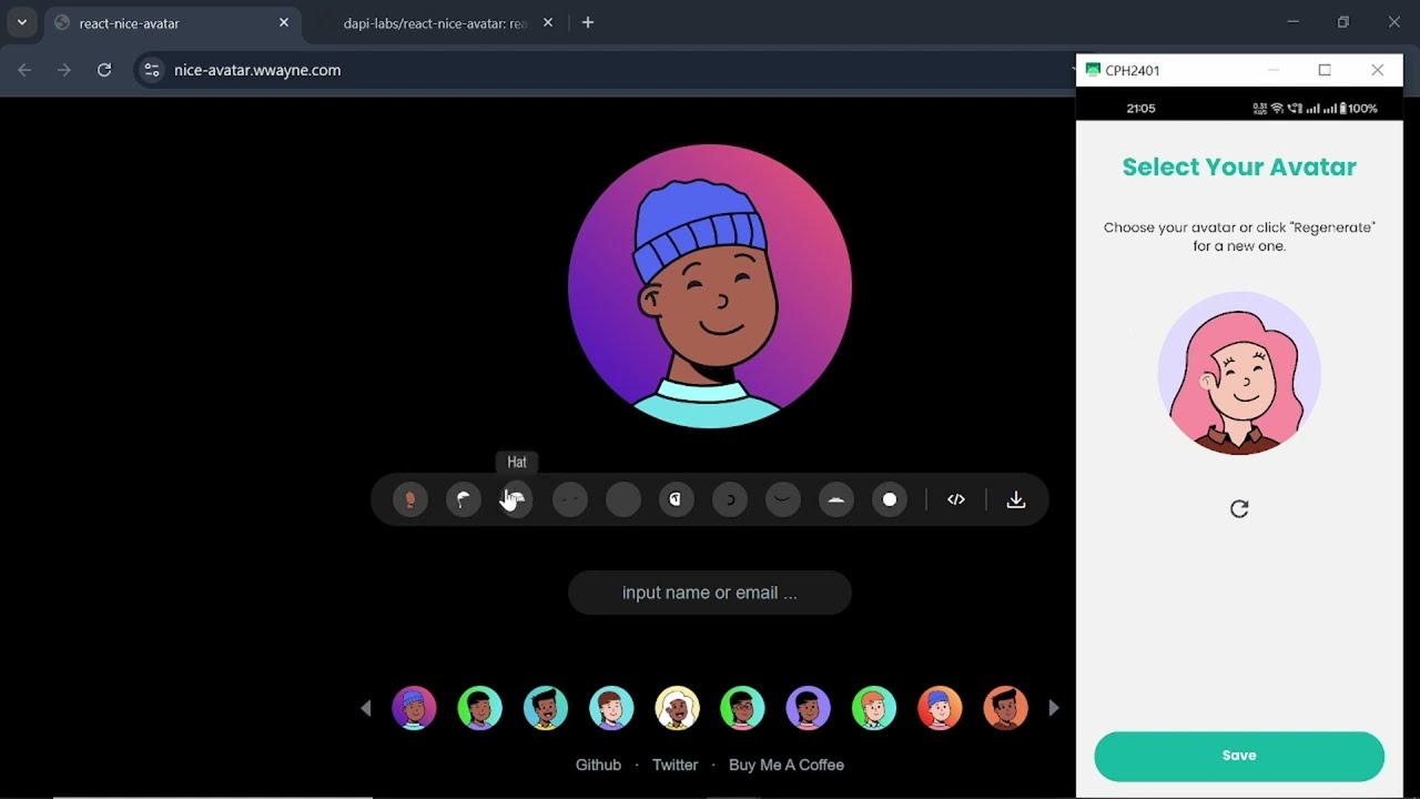 Create Cartoon-Style Custom Avatars in React Native Android with react-native-nice-avatar