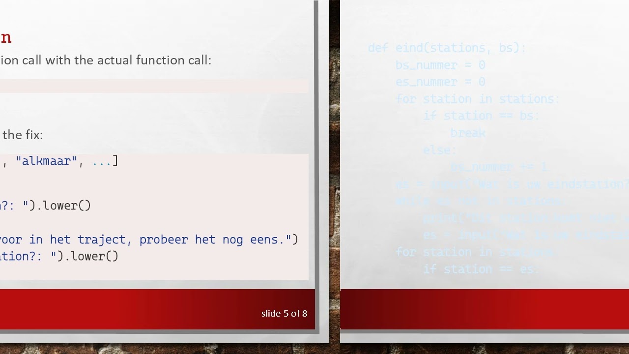 Using the begin() Function Return Value as an Argument for the eind() Function in Python