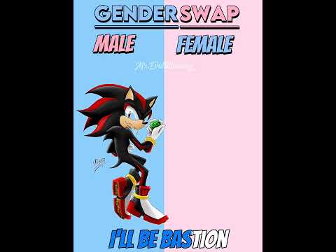 Sonic Characters GenderSwap Edit - Sonic Edit ❤️#shorts
