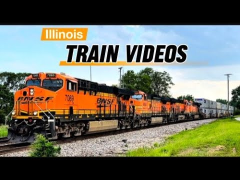 💥4K Epic Railfanning: Stunning Amtrak, BNSF, Metra & UP Trains in Action!