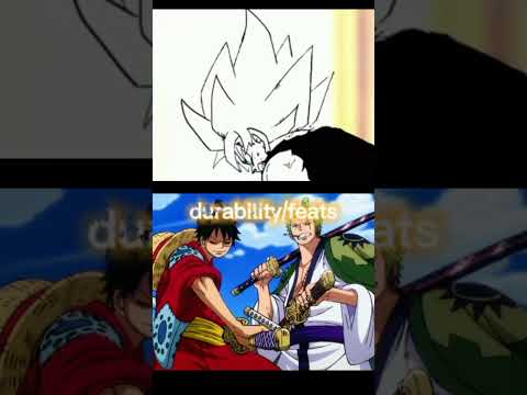 super Saiyan goku vs gear 5 Luffy