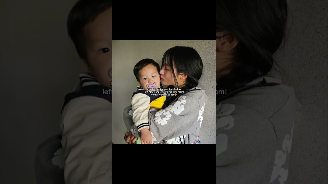 even though i’ll miss newjeans i’m glad minji is happy with her family now #minji #mother #newjeans