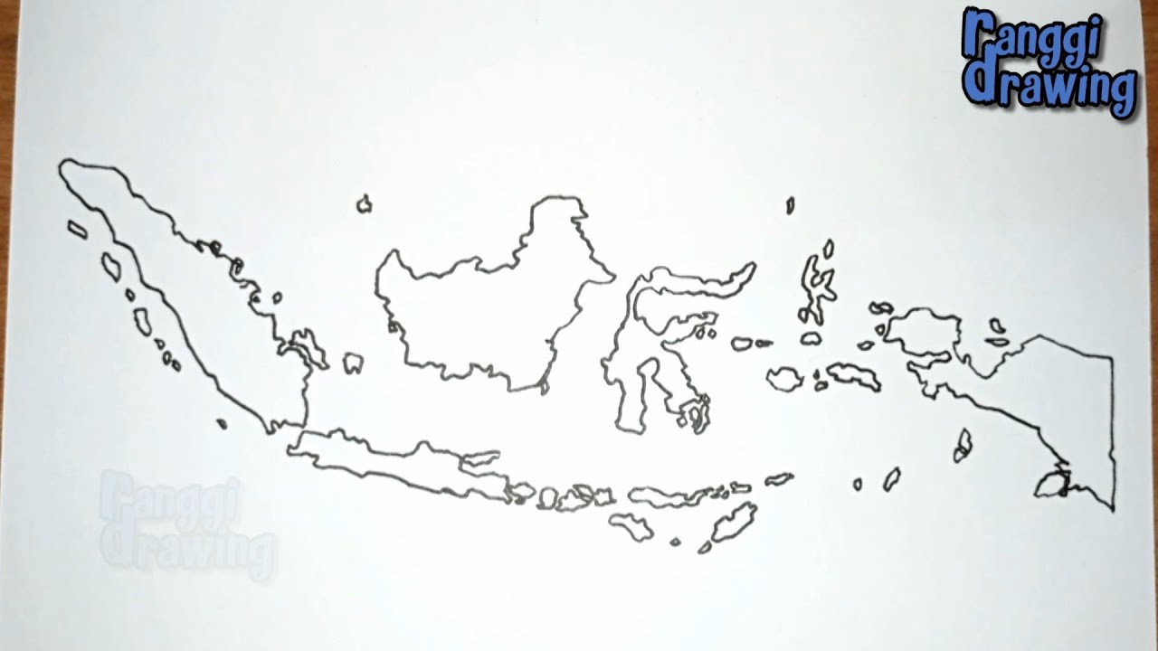 How to Draw Map of Indonesia