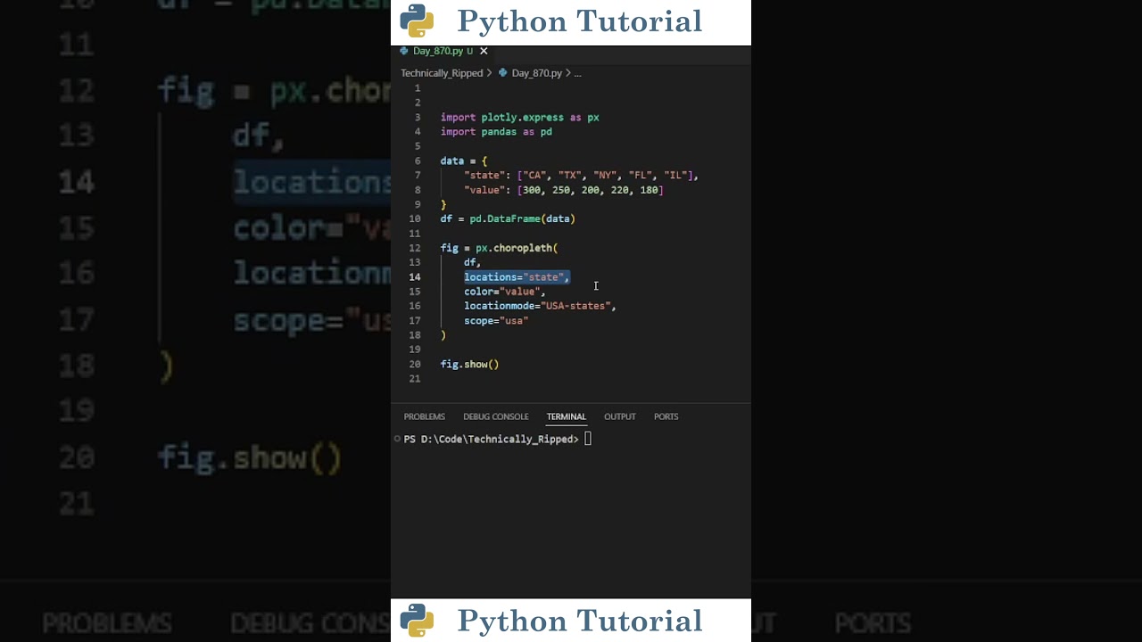 Create Interactive Choropleth Maps in Python | Python Tutorial