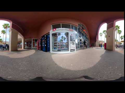 VR 360 at ORLANDO PREMIUM OUTLET VINELAND MALL FLORIDA TIMELAPSE