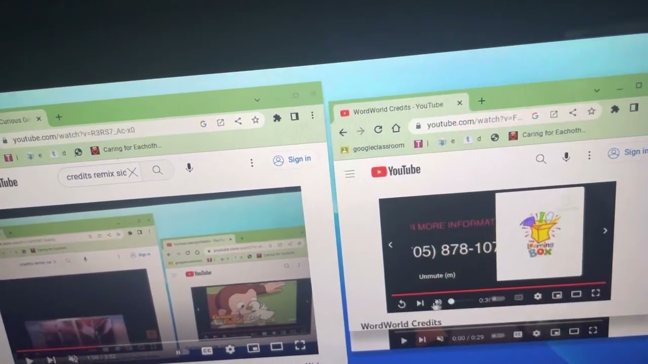 Blue’s Clues, Caillou, Curious George, Dragon Tales, DT’s N, STSK & WordWorld Credits Remix