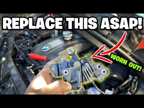 REPLACED VOLTAGE REGULATOR AND SOLVED SEVERAL ISSUES BMW