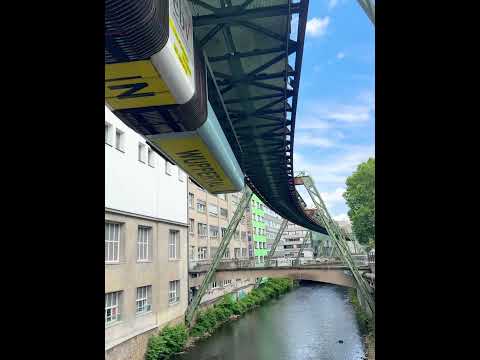 Germanyβs Hanging Train! π | Wuppertal Suspension Railway #shorts