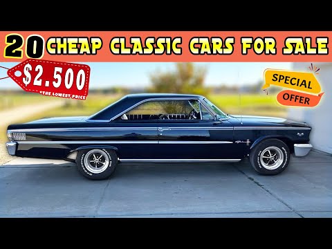 20 BEST CHEAP CLASSIC CAR FINDS Great Deals Today