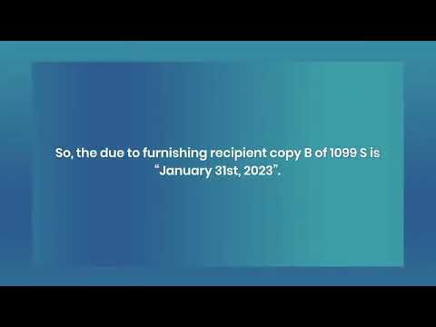 1099 A Form Online Filing Deadline for 2022