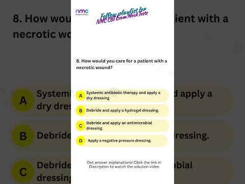 NMC CBT Exam Prep: MCQs Overview Chap 1 Test 1 Q8 #nmc #cbt2exam #cbtexam