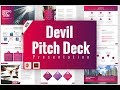 Devil Pitch Deck Presentation PowerPoint Template #85256