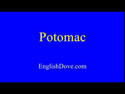 How to pronounce Potomac in American English.
