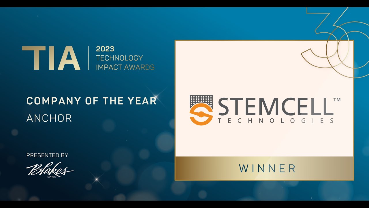 2023 Technology Impact Awards - Company of the Year - Anchor - STEMCELL Technologies