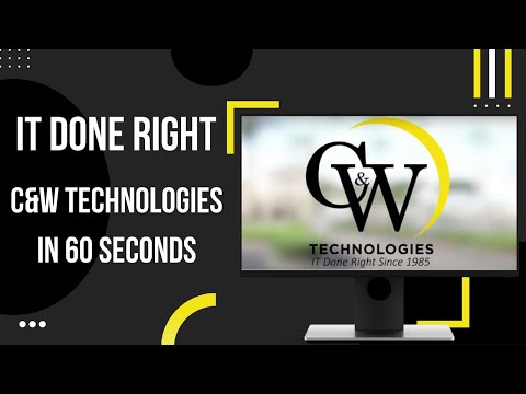 C&W Technologies in 60 Seconds