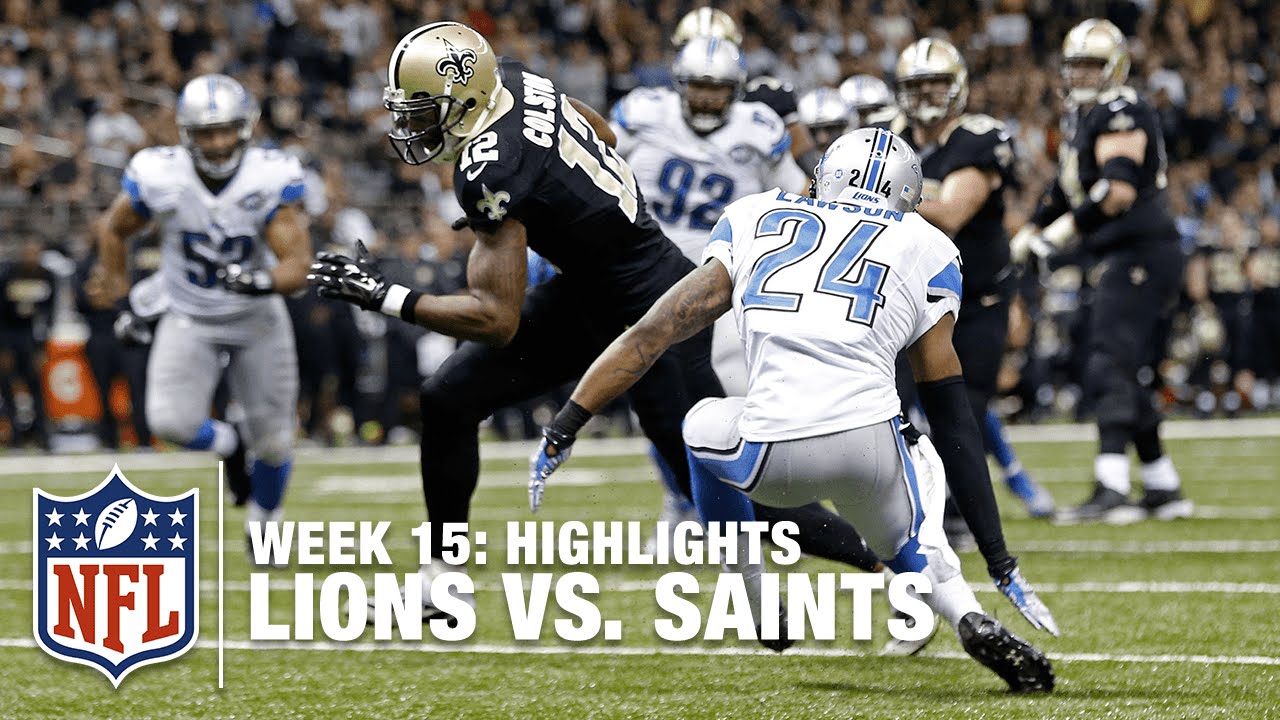 Lions vs. Saints | Week 15 Highlights | NFL