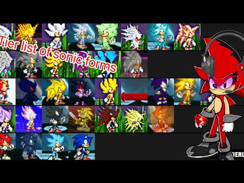 Tier list of sonic forms