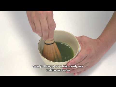 How to make Japanese Matcha green tea - simple instructions in English