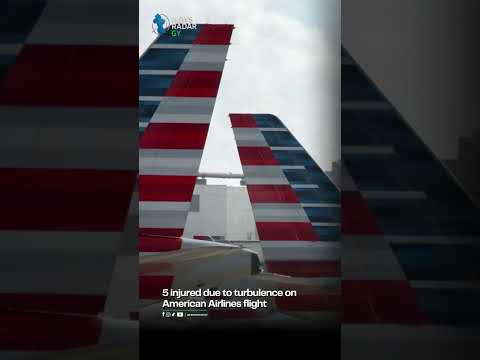 INTERNATIONAL | 5 injured due to turbulence on American Airlines flight