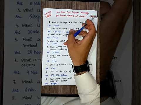 Basic knowledge of Civil Engineering???? | Full video link in description.