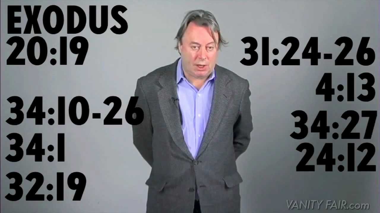 Christopher Hitchens Revises the Ten Commandments