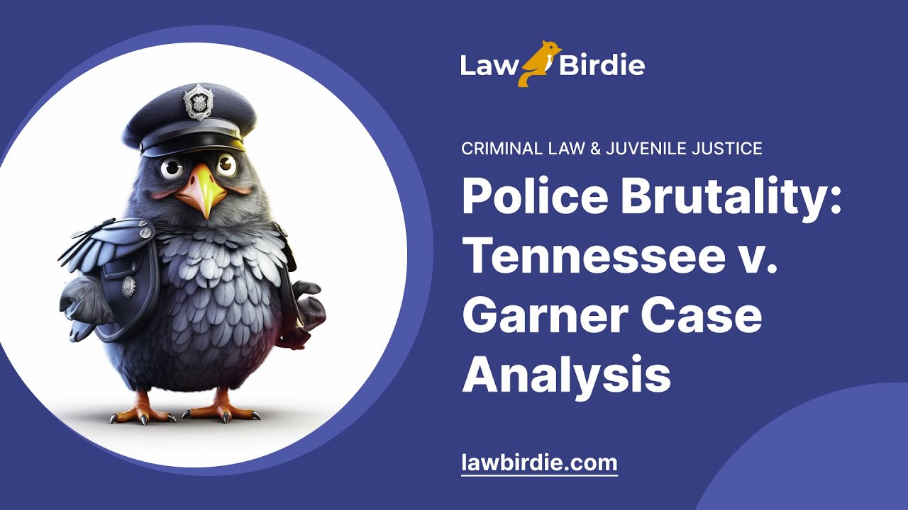 Police Brutality: Tennessee v. Garner Case Analysis - Essay Example