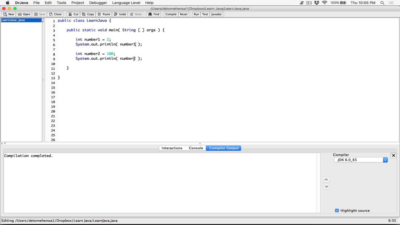 96. More on variable declaration and scope - Learn Java