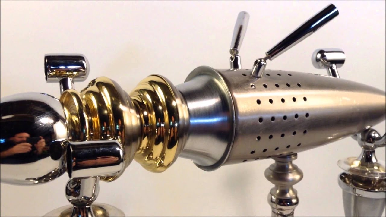 Steampunk ray gun sculpture