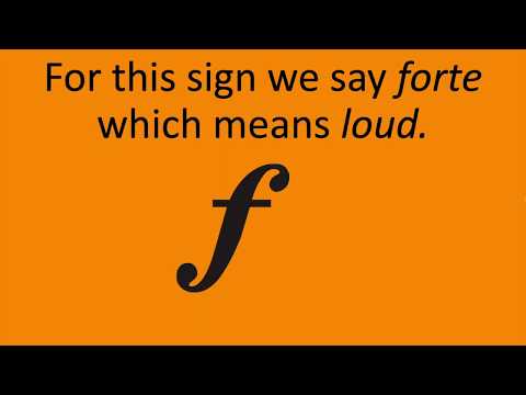 Musical Element - DYNAMICS