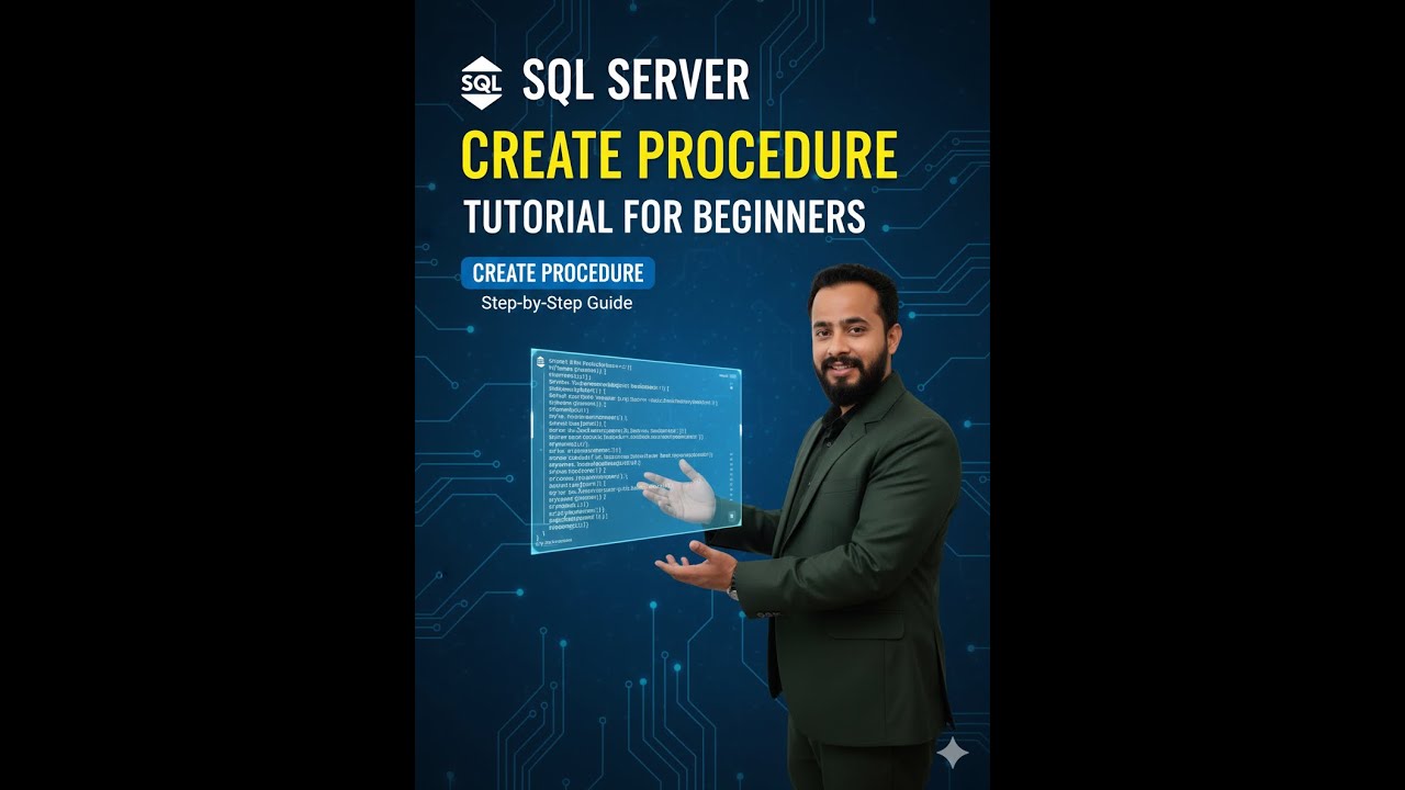 SQL Stored Procedures | CREATE PROCEDURE Statement| SQL Server Tutorial for Beginners