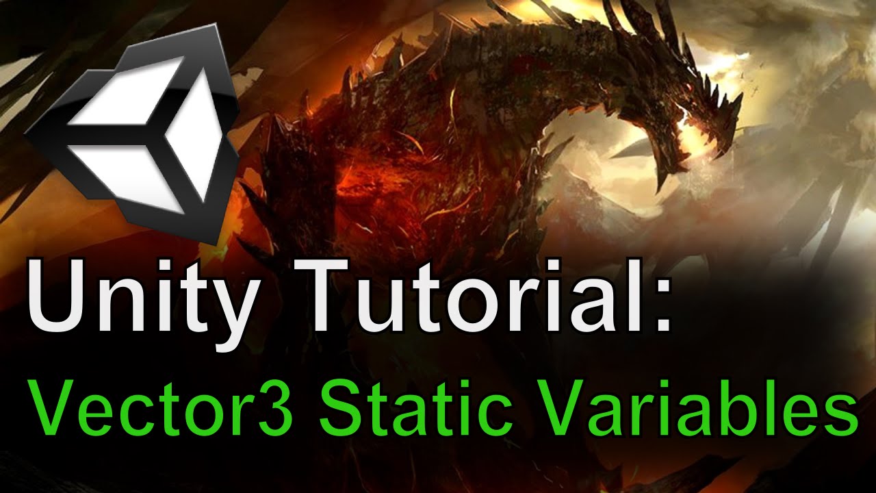 Unity Tutorial: Vector3 Static Variables (back, down, up, etc.)