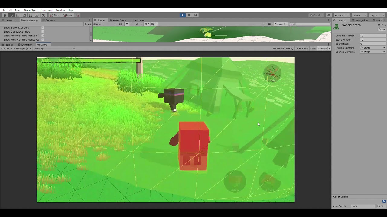 My Rigidbody character bounces in the air when trying to move towards an enemy it is colliding ...