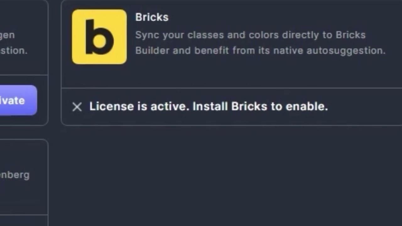 Bricks Builder - How To Install Core Framework