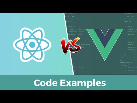 Vue vs React - Code Examples