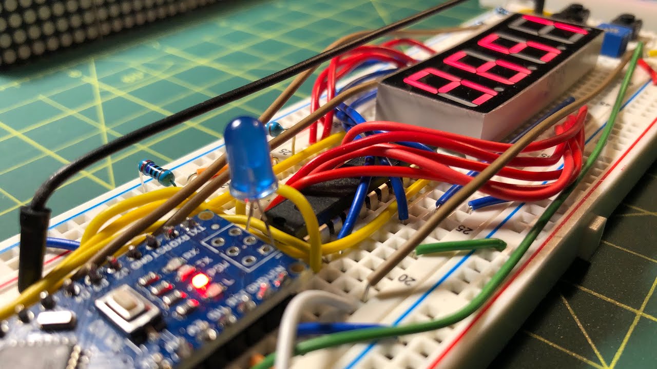MAX7219 Interface with 4-Digit 7-Segment Display