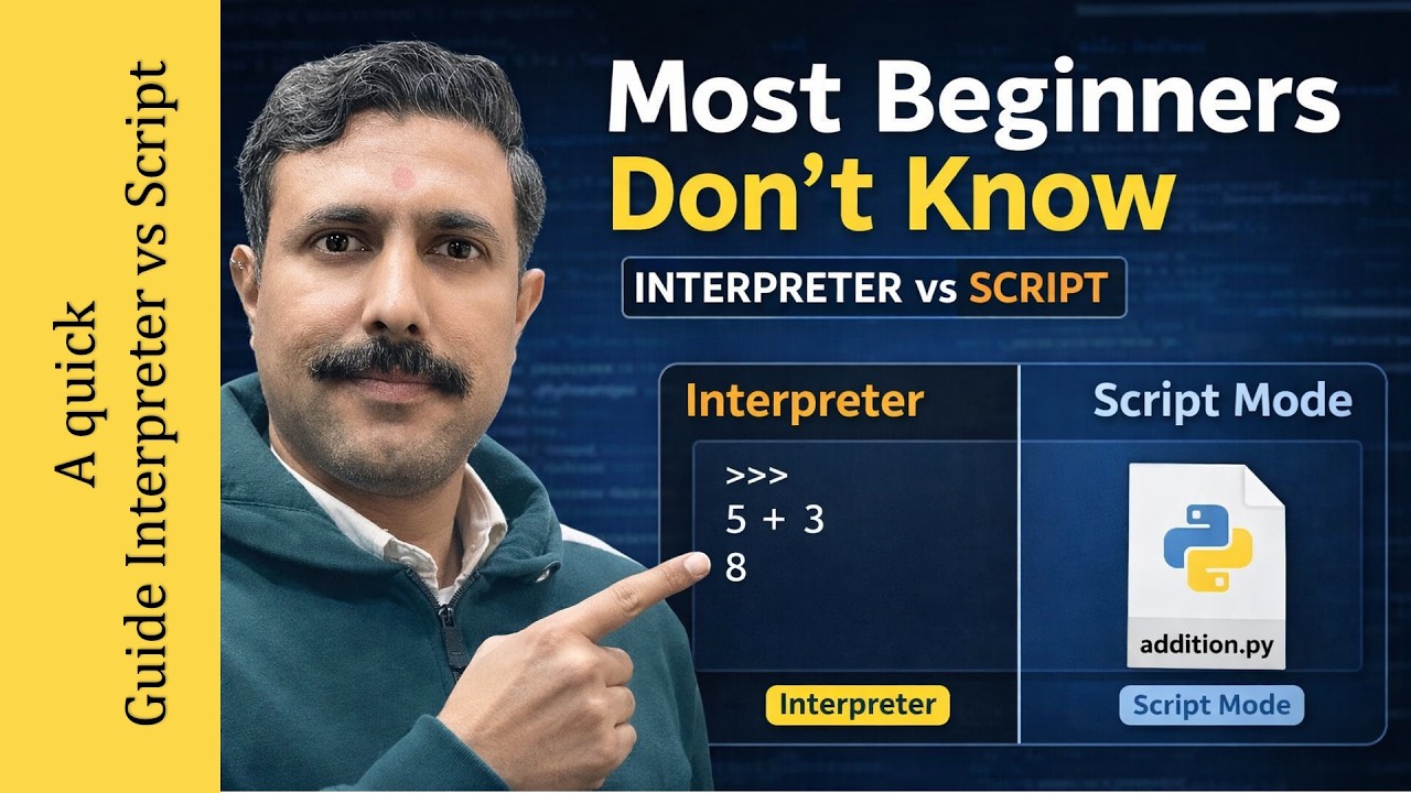 Interactive mode and script mode in python | Python for beginners | Computer science