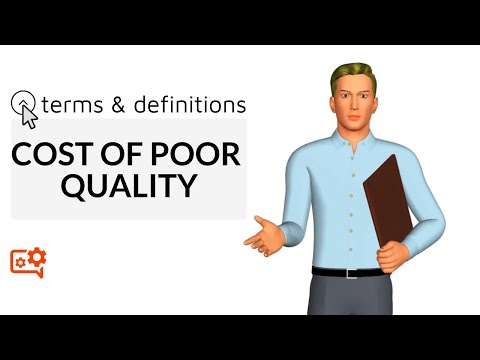 Cost of Poor Quality I Terms & Definitions