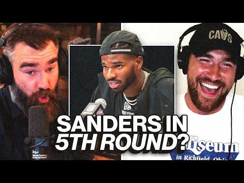 Jason & Travis get REAL about the Cleveland Browns selecting Shedeur Sanders late in the NFL Draft
