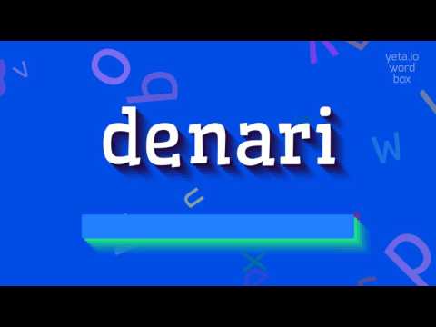 How to say "denari"! (High Quality Voices)