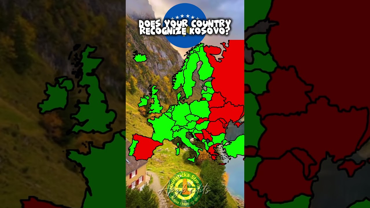 Does Your Country Recognize Kosovo? #maps #map #mapping #mappers #mapper #goat
