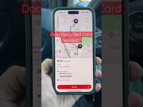 DoorDash: How to find out if the red card is NEEDED for your order!!!