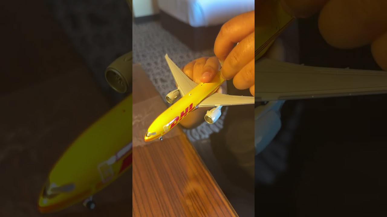 Low ahh quality DHL 777 and British 777 Model by Gemini Jets Unboxing Video