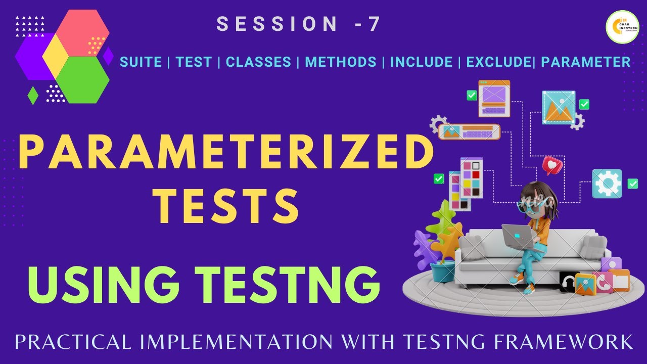 Parameterized Tests In TestNG Using Selenium| Parameterizing from TestNG xml file| TestNG Parameters